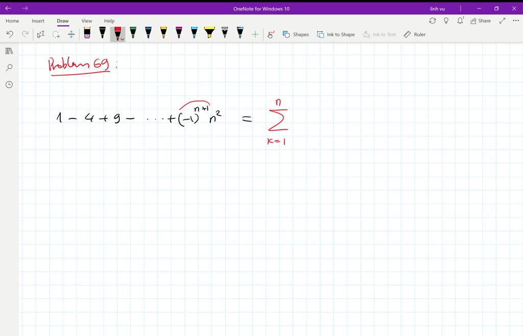 SOLVED:Write each sum using summation notation, assuming the suggested ... SOLVED:Write each sum using summation notation, assuming the suggested ...