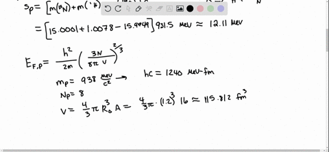 SOLVED:Determine the depth of the proton and neutron potential energy ...