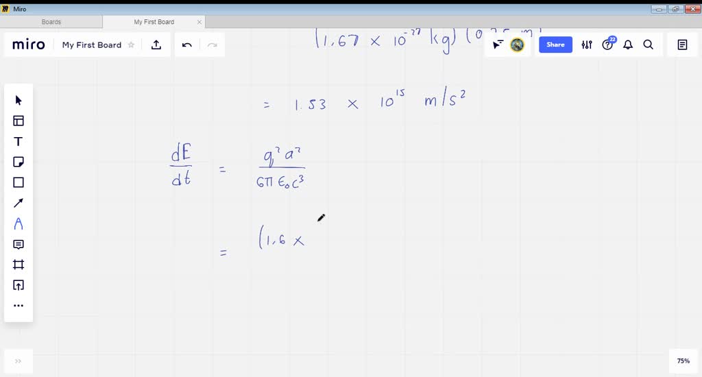 Electromagnetic radiation is emitted by accelerating charges. The rate ...