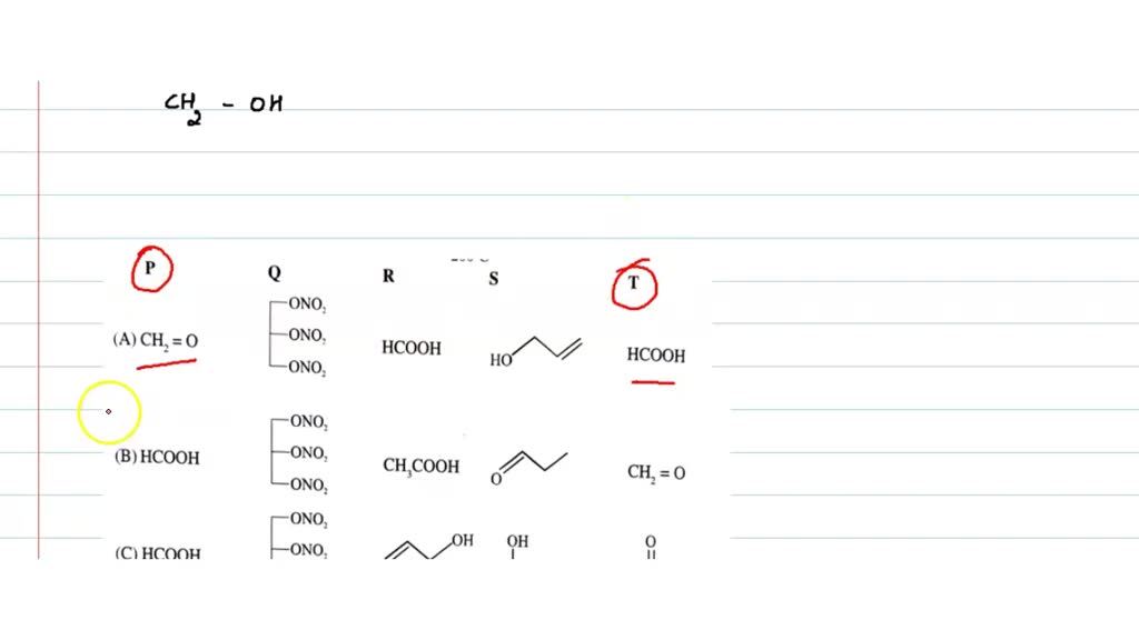 SOLVED:The correctly matched option with unknown products in the following is (A) (B) (C) (D)
