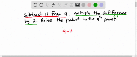 SOLVED:In Exercises 89-92, express each sentence as a single numerical expression. Then use the ...