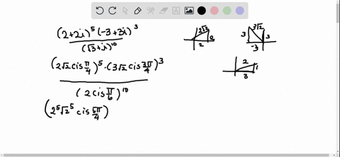 SOLVED:Convert all complex numbers to trigonometric form and then simplify each expression ...