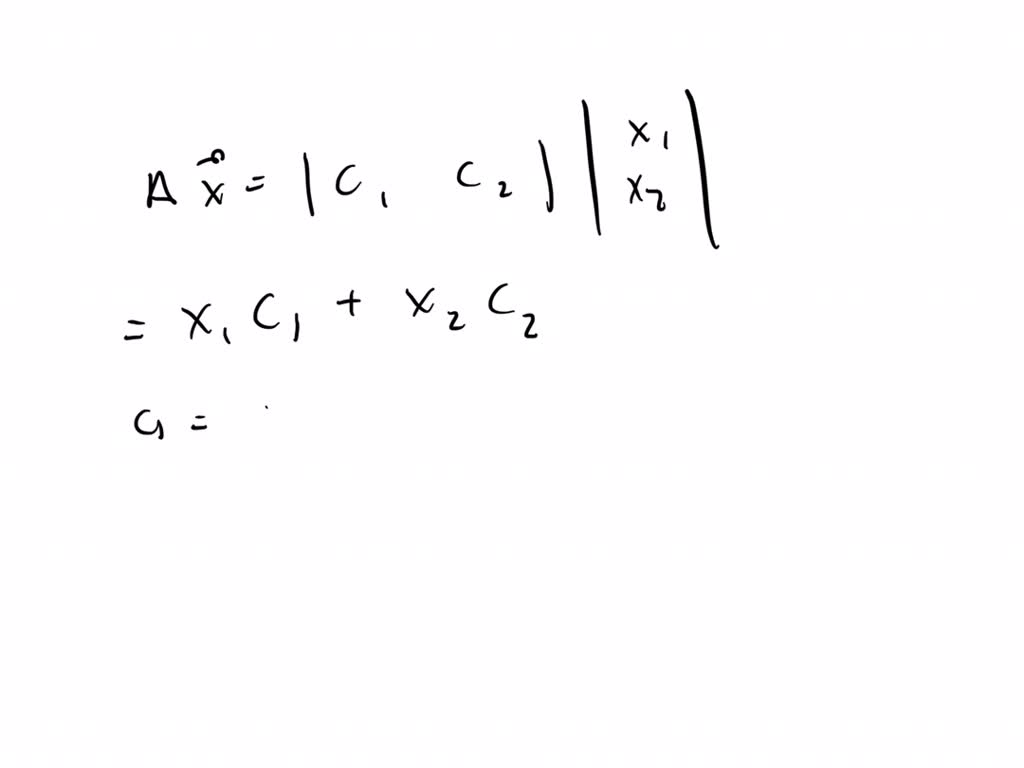 SOLVED:Consider any 2 ×2 matrix A that represents a horizontal or ...