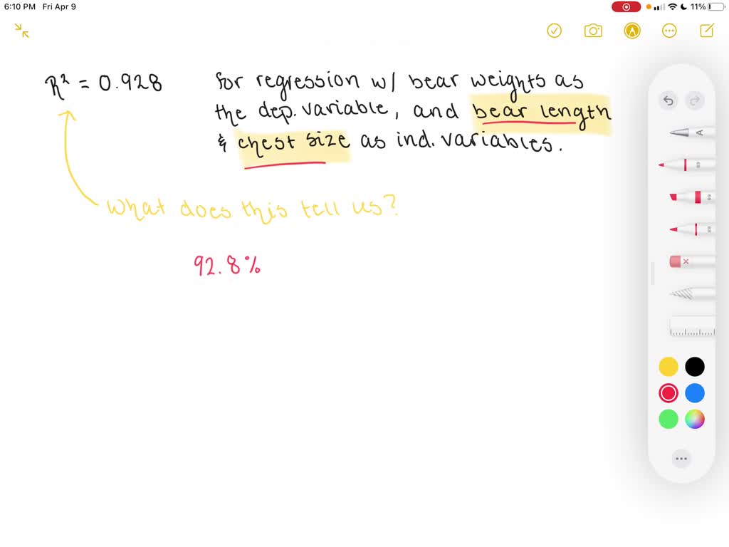 SOLVED Find R 2 For The First Problem Of This Chapter What Is R 2 And