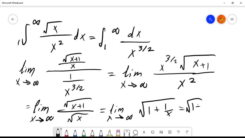 SOLVED:In Exercises 35-64 , use integration, the Direct Comparison Test ...