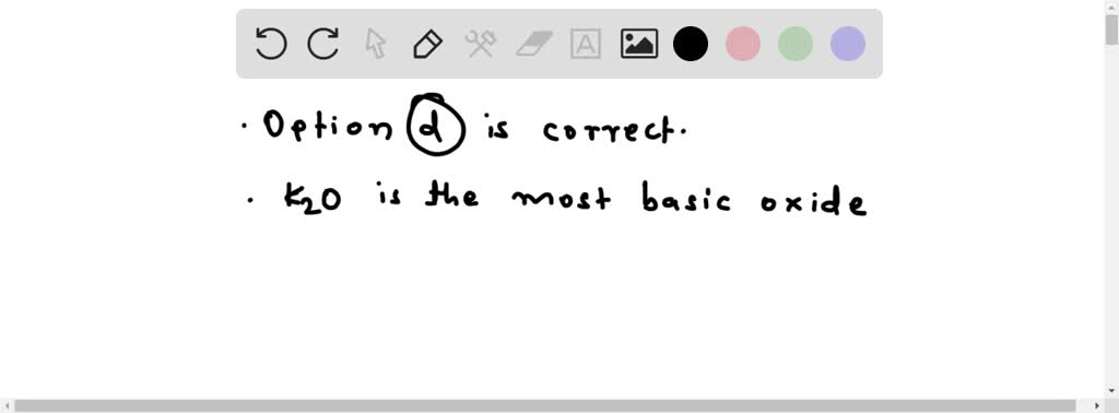 SOLVED:Which of these is the most basic oxide? (a) FeO (b) CuO (c) SnO2 ...