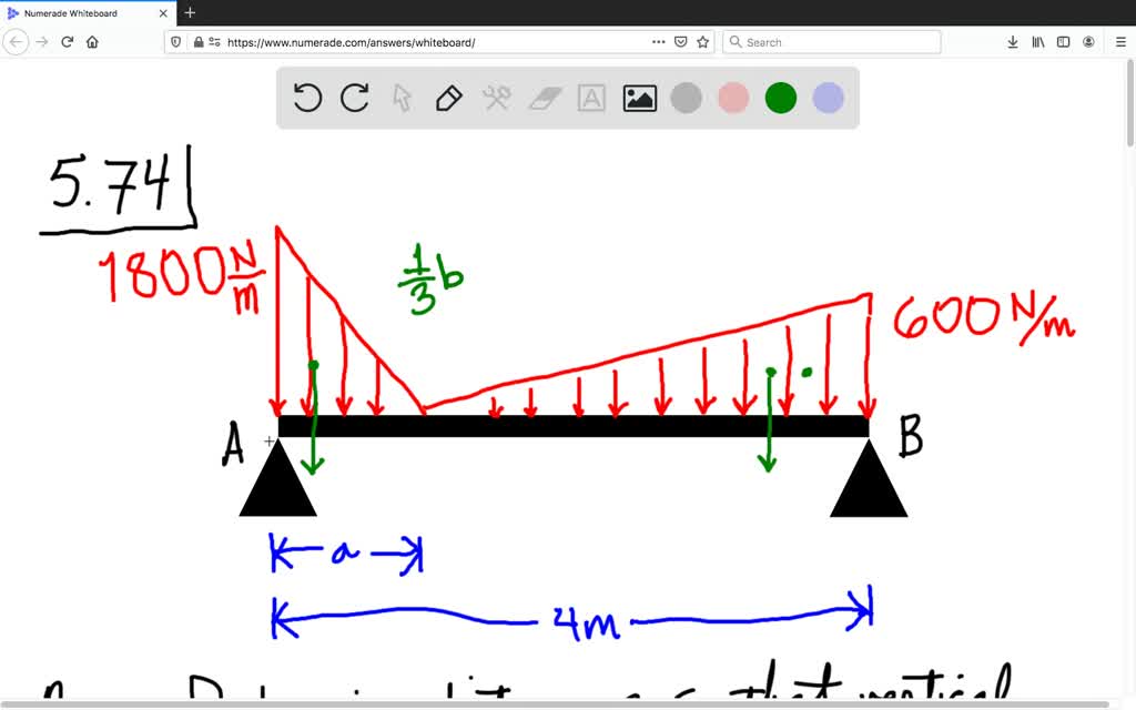 Determine A The Distance A So That The Vertical Reactions At Supports A And B Are Equal B