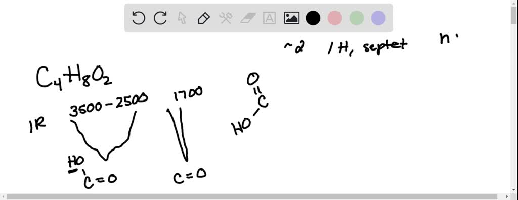 SOLVED:Use the ^1 H NMR and IR spectra given below to identify the ...