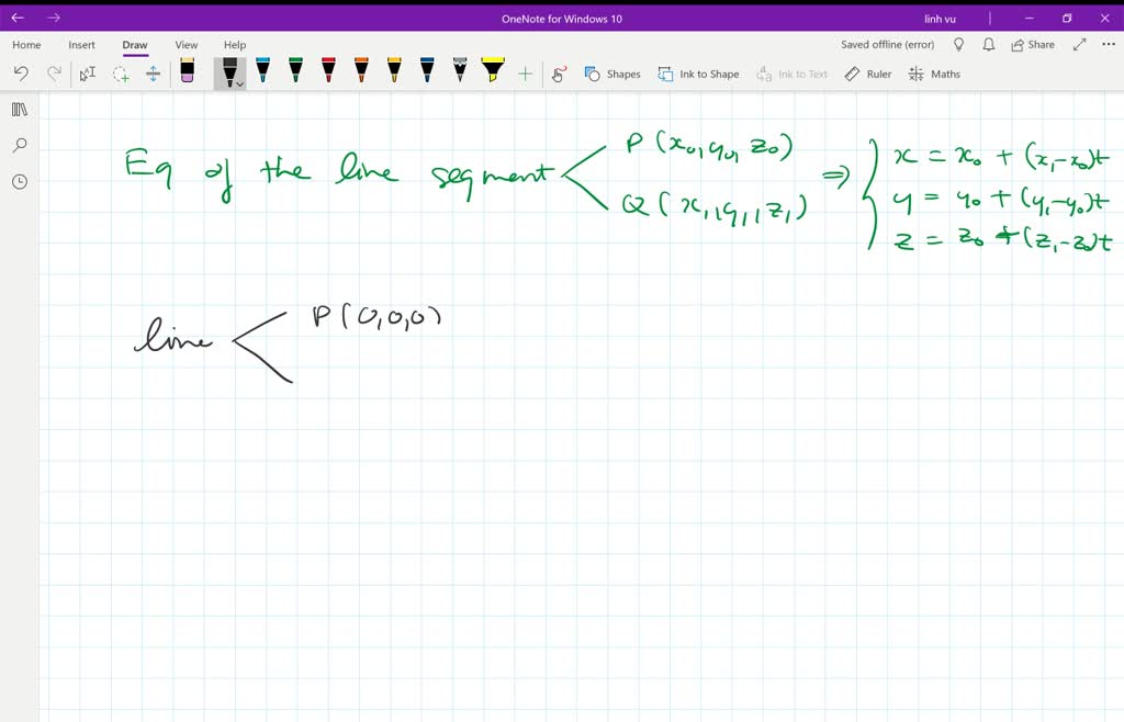 SOLVED:Find parametrizations for the line segments joining the points in Exercises 13-20 . Draw ...