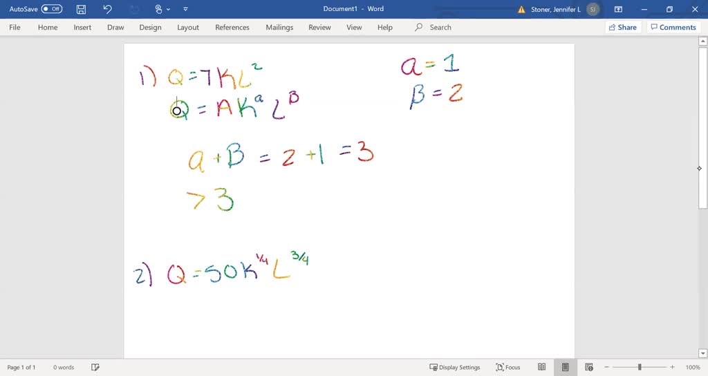 Show that the following production functions are homogeneous and ...