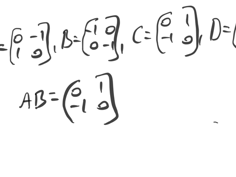 SOLVED:Write the four rotation matrices for rotations of vectors in the ...