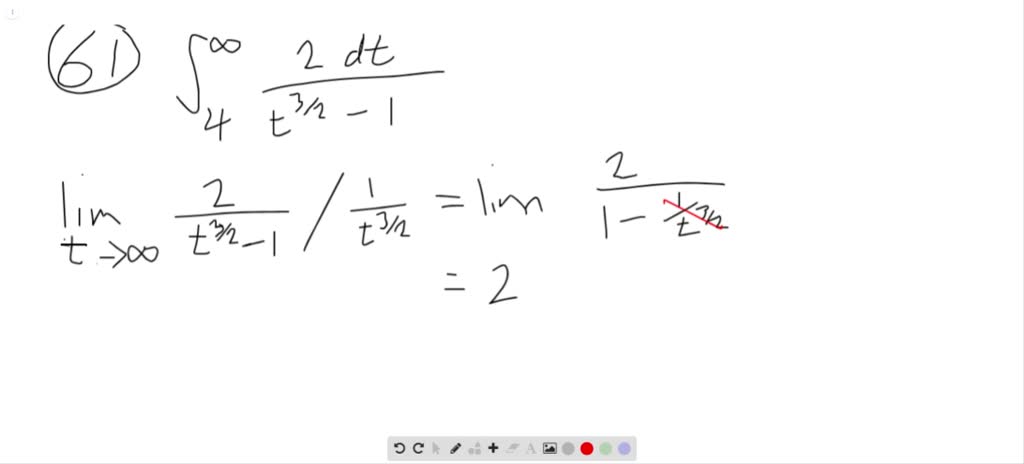 SOLVED:Use integration, the Direct Comparison Test, or the Limit ... SOLVED:Use integration, the Direct Comparison Test, or the Limit ...