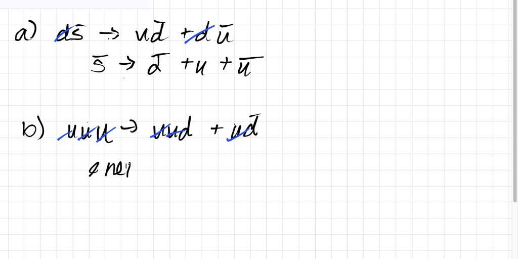 SOLVED:(a) Using Table 18-1, determine the quark structure of the ...