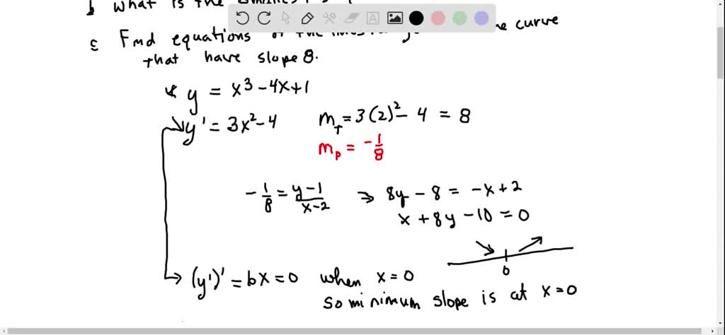 SOLVED:a. Find an equation for the line perpendicular to the tangent to ...