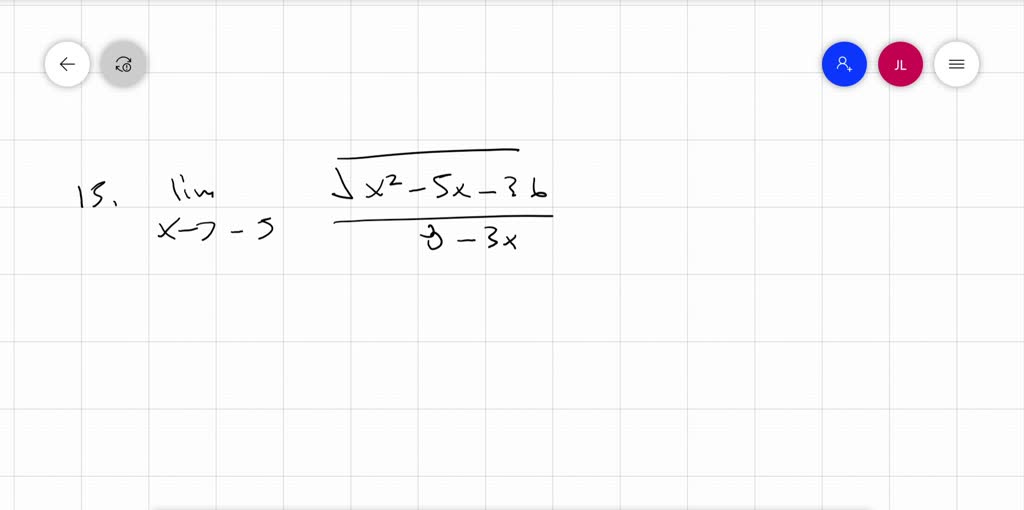 Solved Determine Which Of The Following Limits Exist Compute The Limits That Exist Limx → 5 √