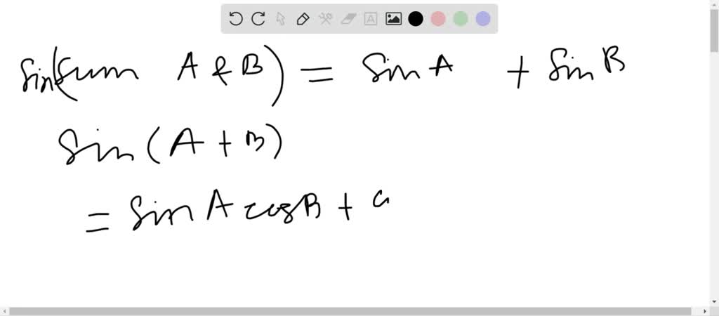 SOLVED:Determine if the statement is true or false. The sine of the sum ...