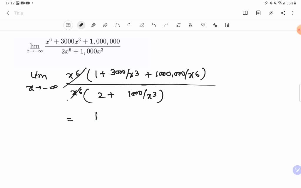 SOLVED:Calculate the limits in Exercises 21-72 algebraically. If a limit does not exist, say why ...