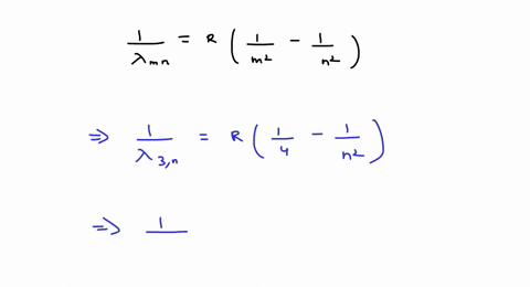 SOLVED:Compute the wavelength and frequency of the series limit for the ...
