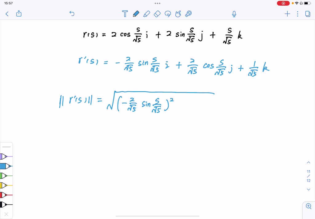 SOLVED:If 𝐫(s) is the vector function given in (4), verify that 𝐫^'(s ... SOLVED:If 𝐫(s) is the vector function given in (4), verify that 𝐫^'(s ...