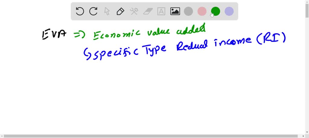 What is EVA, and what does it measure? | Numerade