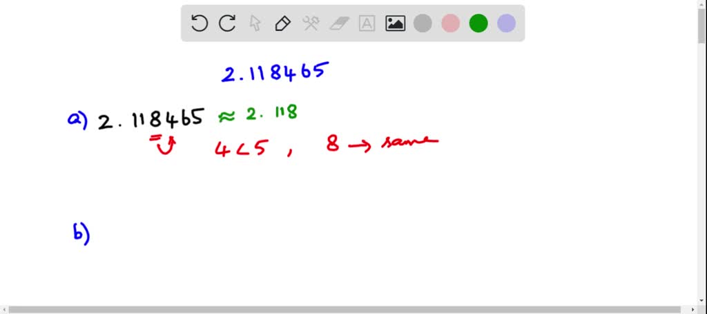 SOLVED:Approximate the real number to three decimal places by (a ...