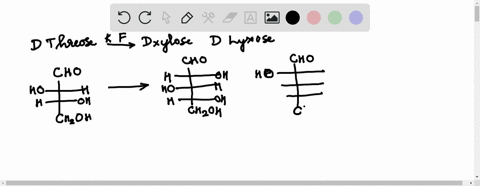 SOLVED: D-Xylose and D-lyxose are formed when D-threose undergoes a ...