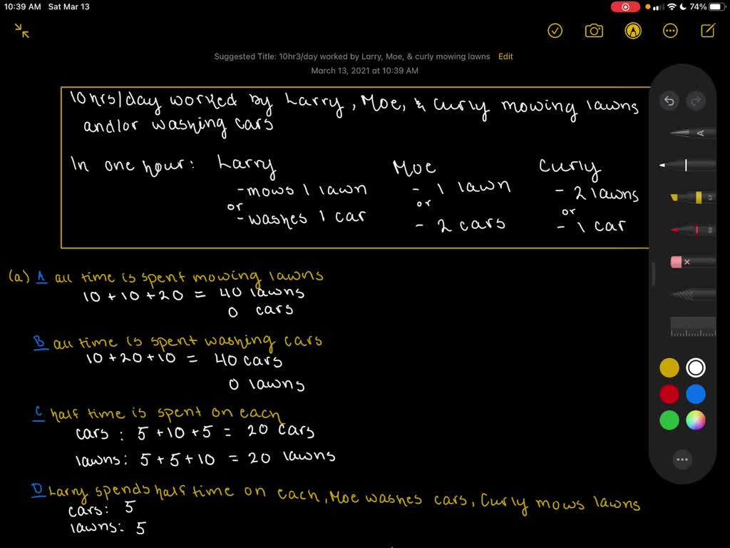 SOLVED:An economy consists of three workers: Larry, Moe, and Curly ...