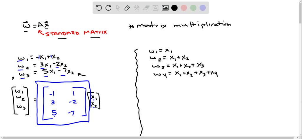 ⏩SOLVED:Find the standard matrix for the transformation defined by ...