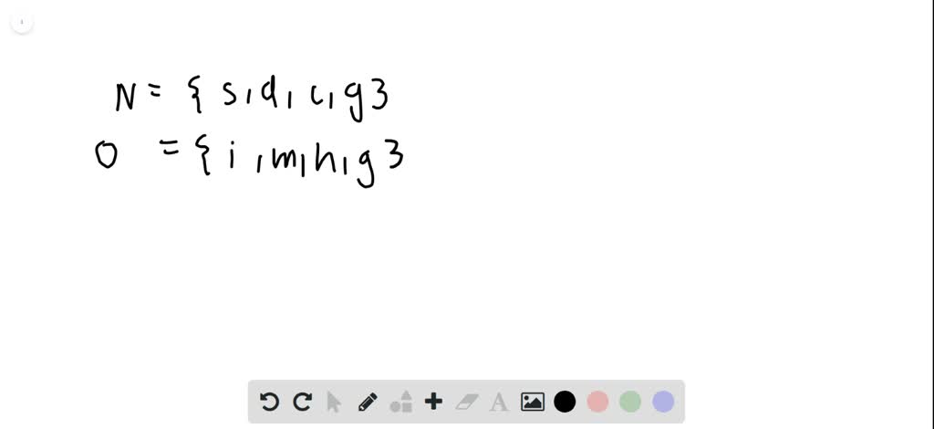 Solved Let U Be The Smallest Possible Set That Includes All The Symptoms Listed N Be The Set Of