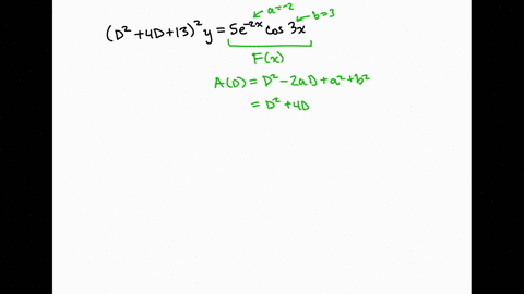 SOLVED:Determine an appropriate trial solution for the given ...