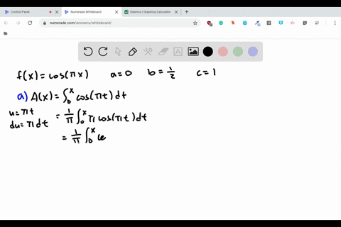 ⏩SOLVED:Working with area functions Consider the function f and the… | Numerade