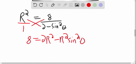 SOLVED:Convert to rectangular form. r^2=8 /(2-sin^2 θ)