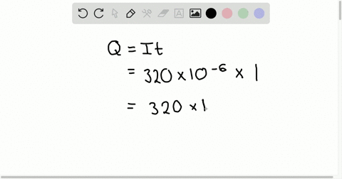 SOLVED:The current in the electron beam of a computer monitor is 320 μA ...
