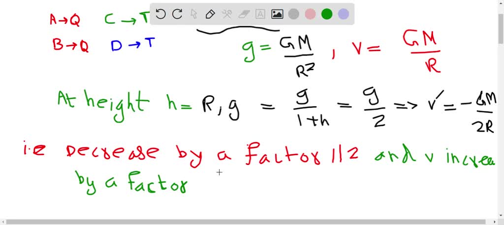 SOLVED:On the surface of earth acceleration due to gravity is g and ...