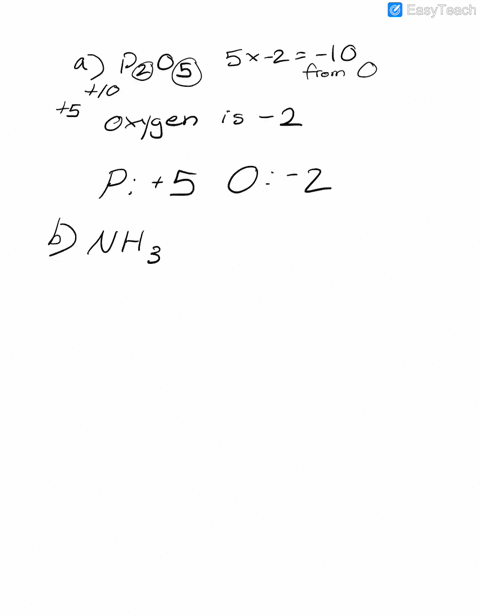 SOLVED:Assign oxidation numbers to each element in (a) nitrogen oxide ...