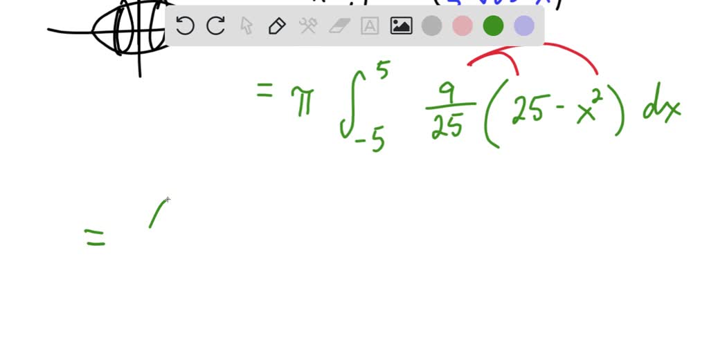 SOLVED:Find the volume of the prolate spheroid (a solid of revolution ...