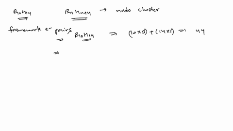 SOLVED: (a) From its formula, classify B10H14 as closo, nido, or ...