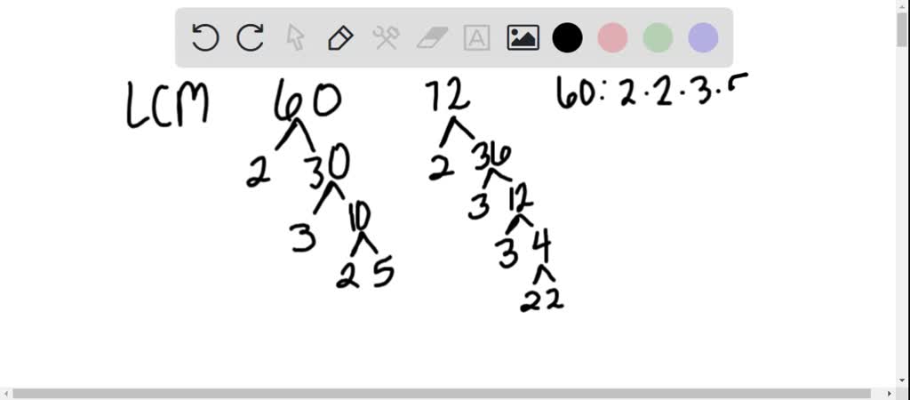 SOLVED:In the following exercises, find the least common multiple of ...