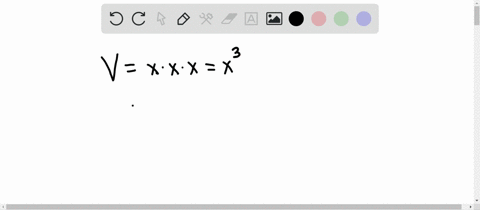 SOLVED:If V is the volume of a cube with edge length x and the cube expands as time passes, find ...