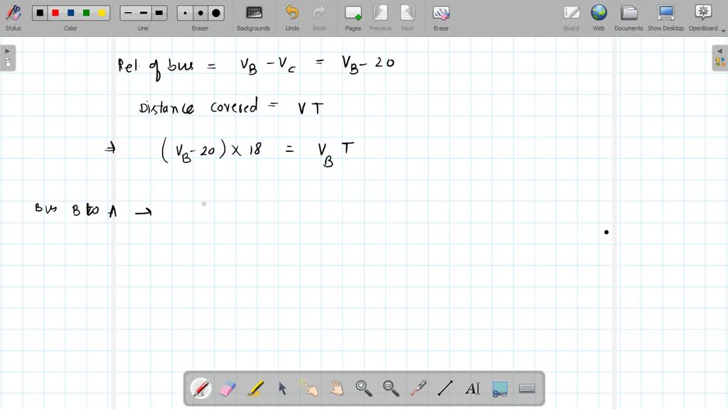 SOLVED:Two towns A and B are connected by a regular bus service with a ...