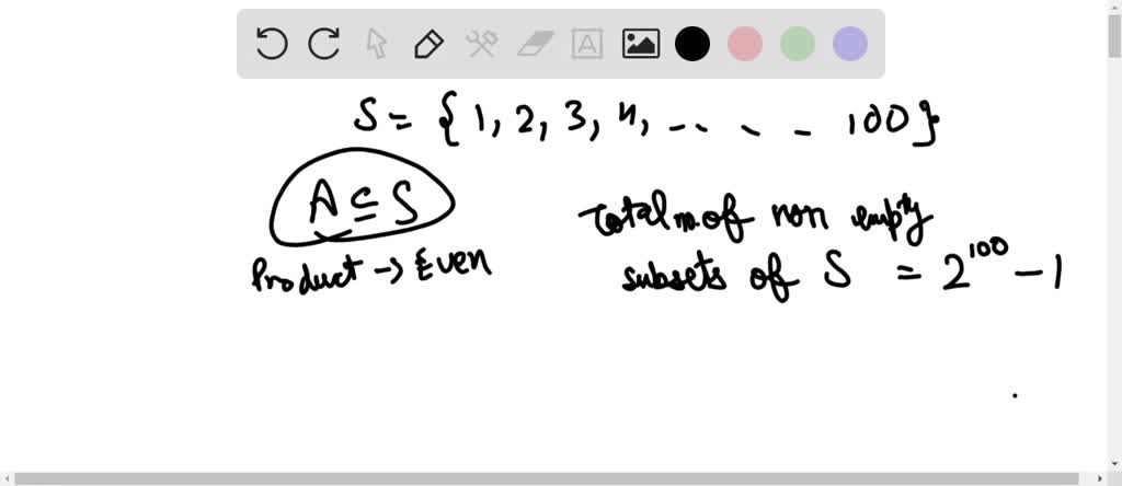 Solvedconsider All 2n 1 Non Empty Subsets Of The Set 12 ⋯ N For Every Such Subset We