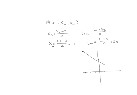 SOLVED: In Exercises 22-29, find the distance d between the points and the midpoint M of the ...