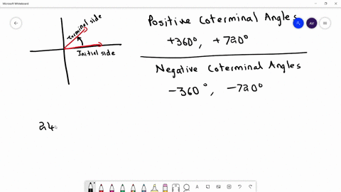SOLVED:If the given angle is in standard position, find two positive ...