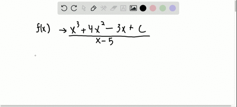 SOLVED:Find the constant c such that the denominator will divide evenly into the numerator. (x^3 ...