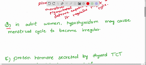 SOLVED:A. Melatonin influences menstrual cycle and our defence ...