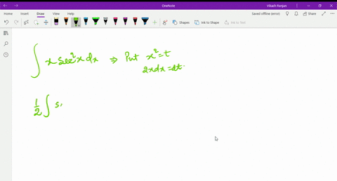 SOLVED:Evaluate the integrals. Some integrals do not require integration by parts. ∫x secx^2 d x