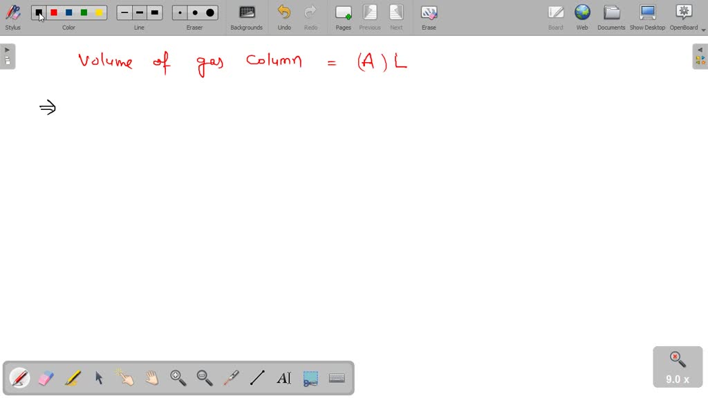 SOLVED:The Loschmidt apparatus for measuring the diffusion coefficient in a binary gas mixture ...