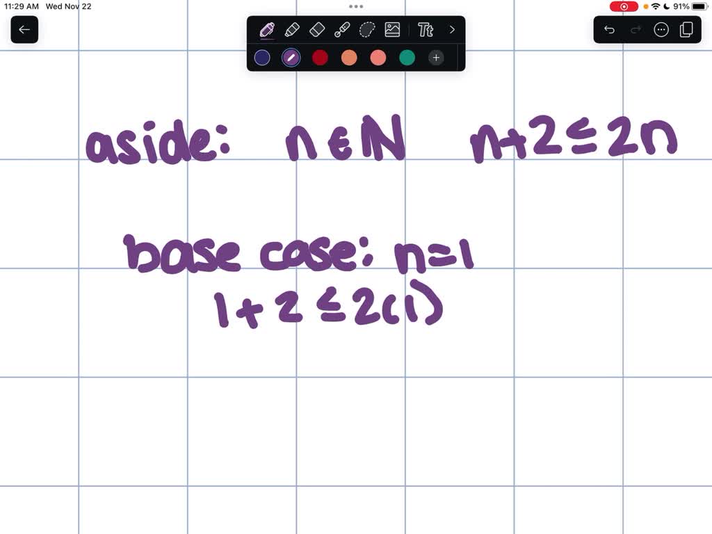 For Which Nonnegative Integers N Is 2 N3 ≤2n Prove Your Answer Numerade 