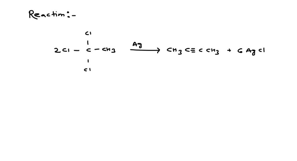 SOLVED:The major organic compound formed by the reaction of 1,1,1 ...
