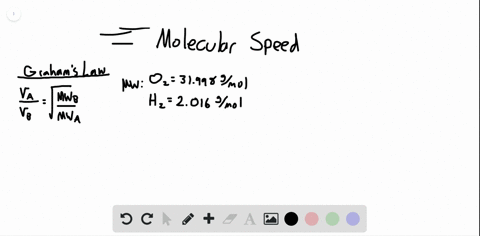 SOLVED:Oxygen molecules have an average speed of 4.80 ×10^2 m / s at 25 ...